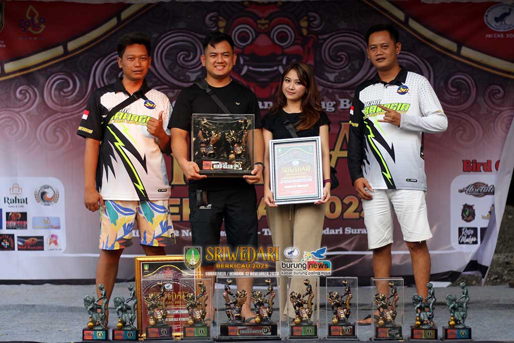 DATA JUARA SRIWEDARI BERKICAU 2023: Matahari Sakti Menangi Kelas Utama ...